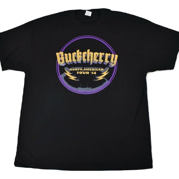 Anvil | Shirts | Buckcherry Mens North American Concert Tour 24 Black ...